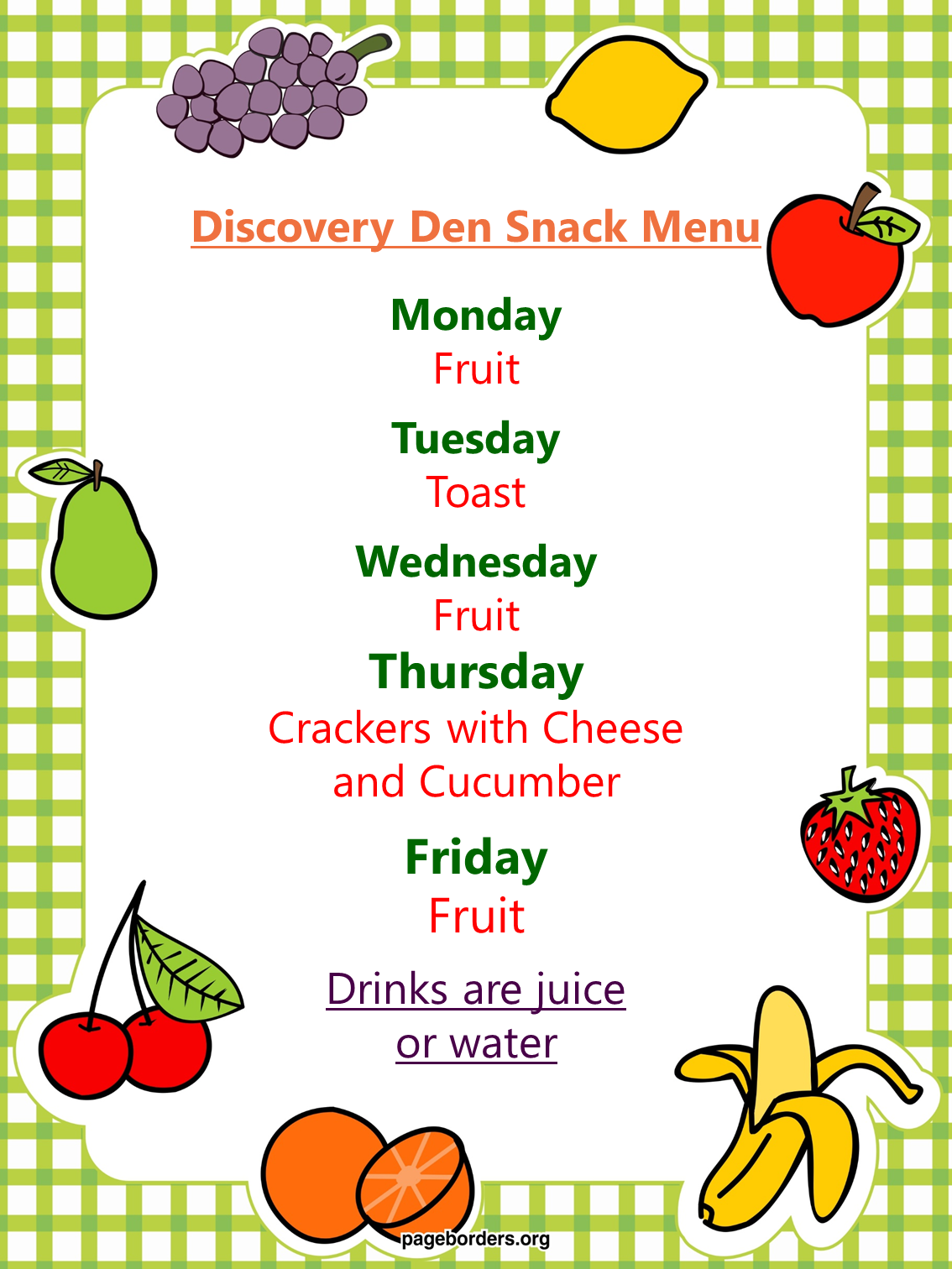 Parkside Primary School - Menus